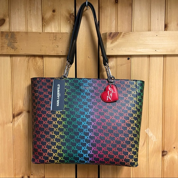 Karl Lagerfeld | Bags | Karl Lagerfeld Paris Large Signature Logo ...